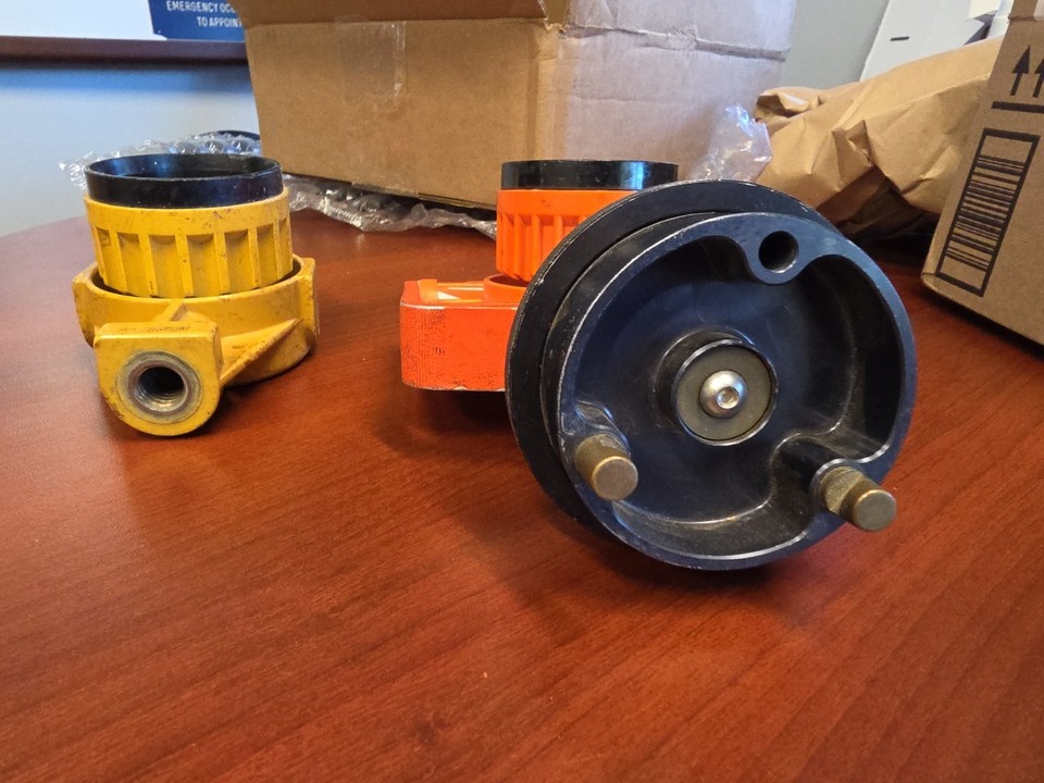 2 Survey Prisms Target Assembly 30 0 OFFSET, EQUIPMENT Used Tribrach ...