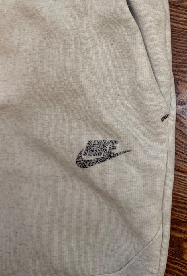 Nike Sportswear Tech Fleece Pants Cream Off-White Heather Size 2XL ...