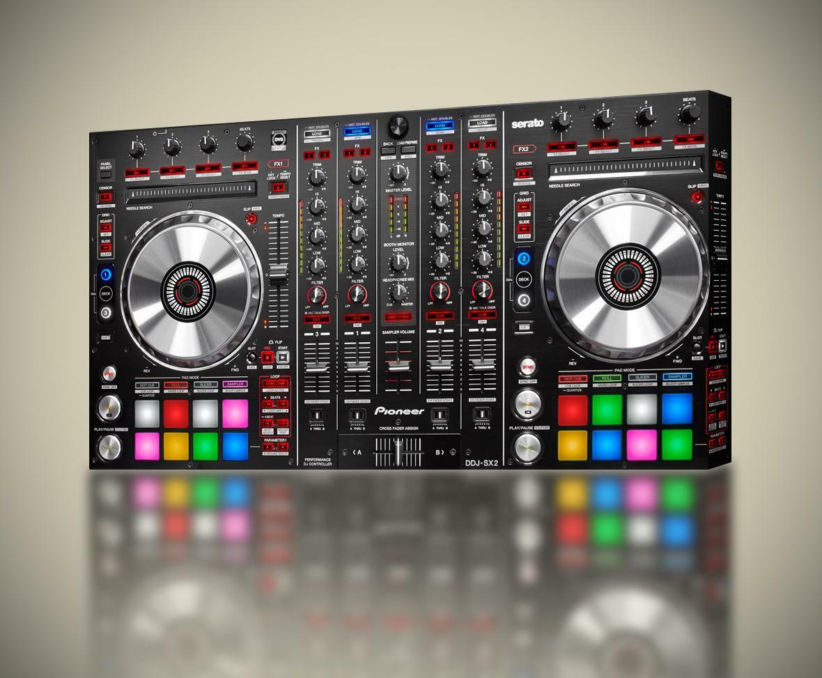 DJ Turn Table Controller CANVAS PRINT Wall Home Decor Giclee Art Poster ...