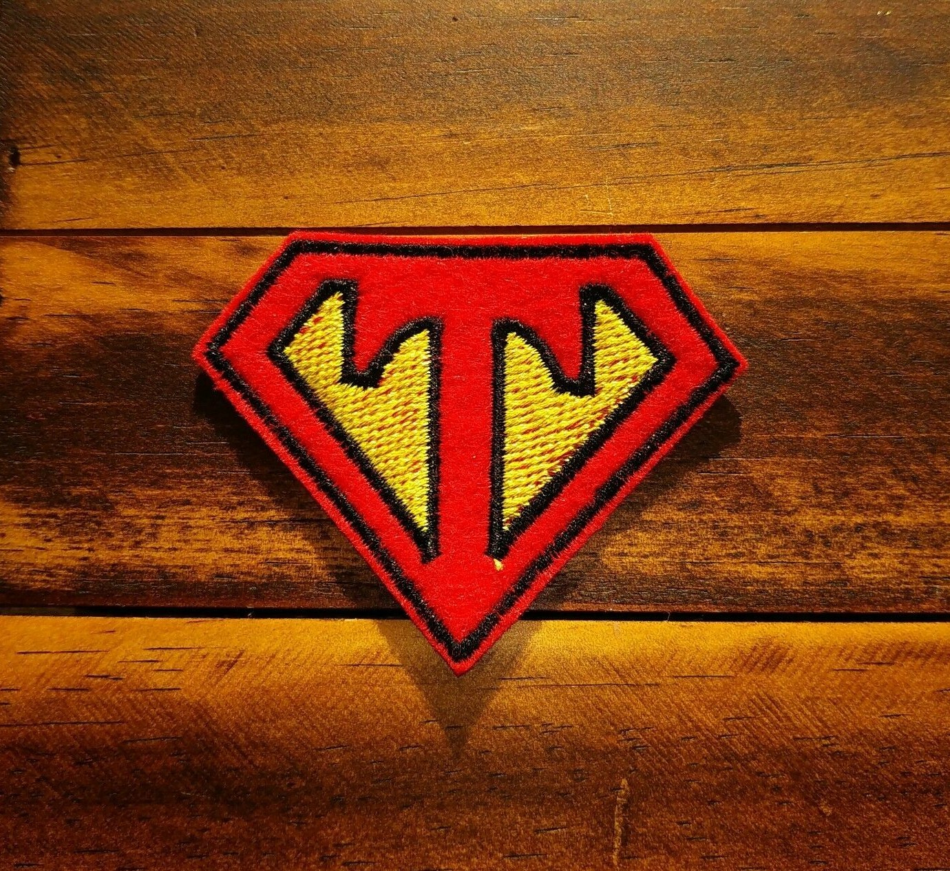 Superman Logo Patch Iron-On Superman Logo Superman Alphabet Super Hero ...