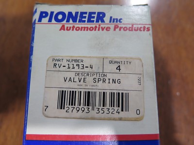 Engine Valve Springs Pioneer Inc. RV-1193-4 Box of 4 NOS (12-D1-4) | eBay