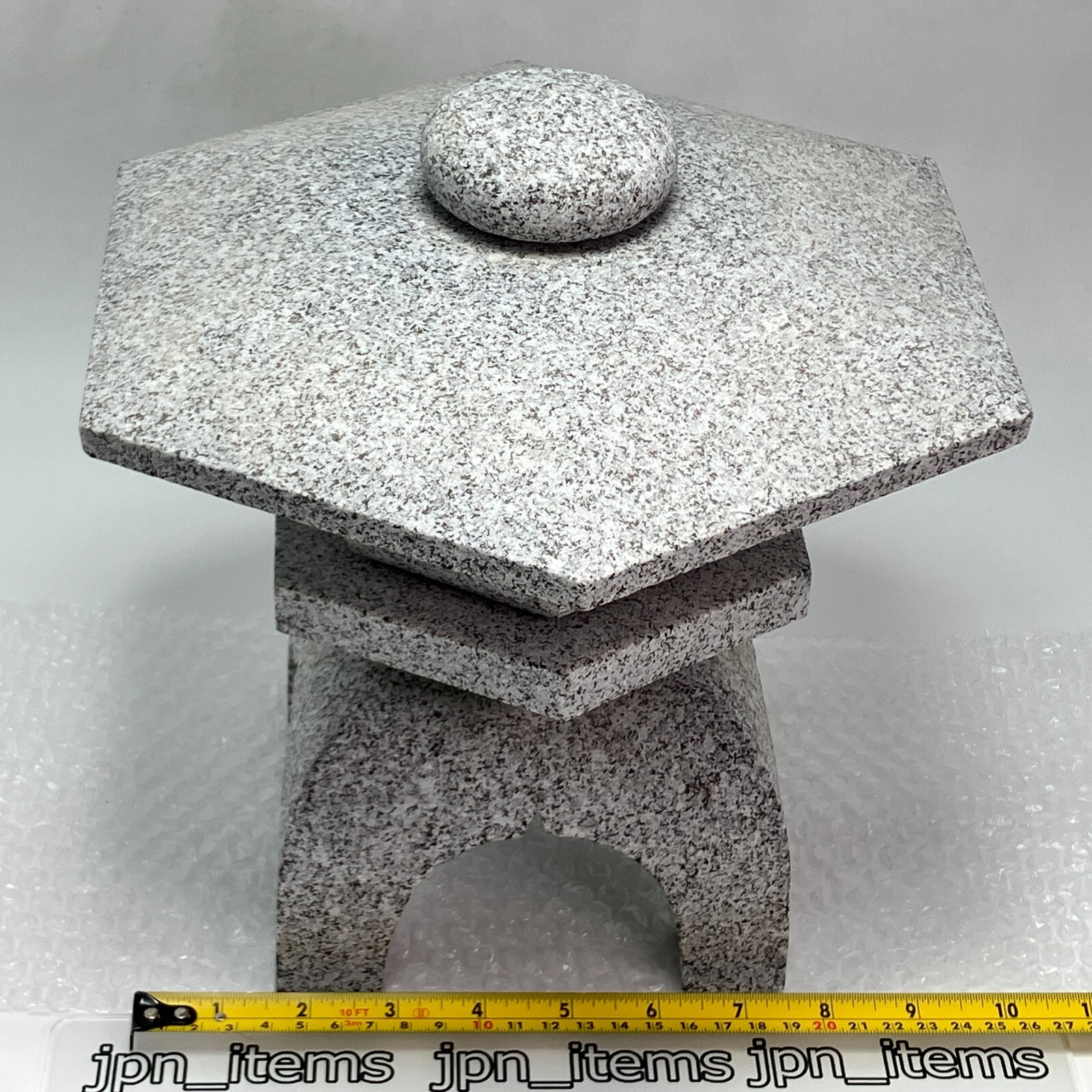 Gray Stone Lantern Yukimi Tourou Small Granite Japanese Garden Ornament ...