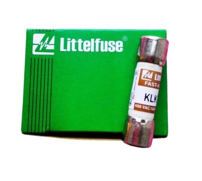 ORIGINAL Littelfuse KLK-2 KLK2 KLK 2A ( 2 Amp ) 600Vac FAST-ACTING Fuse ...