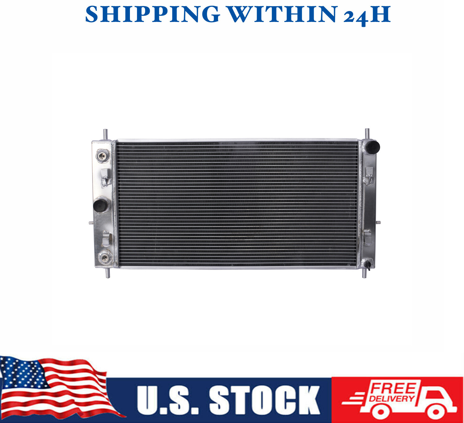 2ROW Aluminum Radiator For 2003-2010 Chevrolet Cobalt/Pontiac G5 2.2L ...
