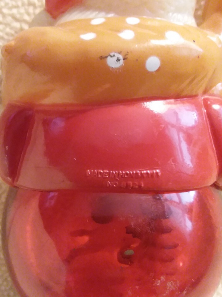 Vintage Plastic Santa Globe and Roly Poly Santa Hong Kong | eBay