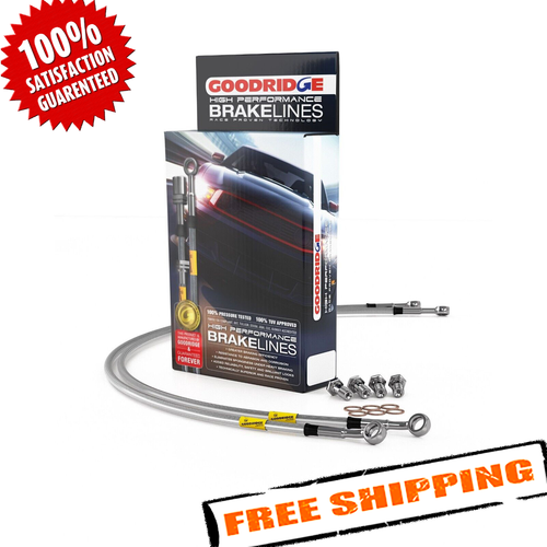 Goodridge G-Stop Stainless Steel Braided Brake Line Kit for 14-18 Ford ...