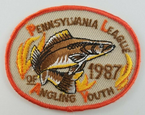 Pennsylvania League of Angling Youth 1987 NEW Walleye Fish Patch | eBay