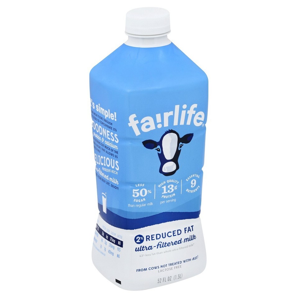 FAIRLIFE 2% REDUCED FAT MILK LACTOSE FREE BEVERAGE 52 OZ PACK OF 2 | eBay