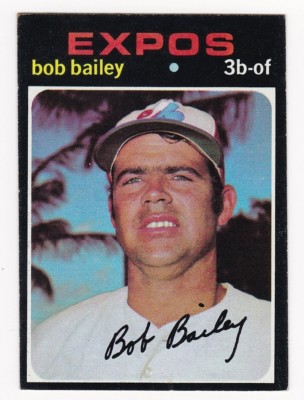 BOB BAILEY 1971 Topps Baseball # 157 Montreal Expos Ex Plus | eBay