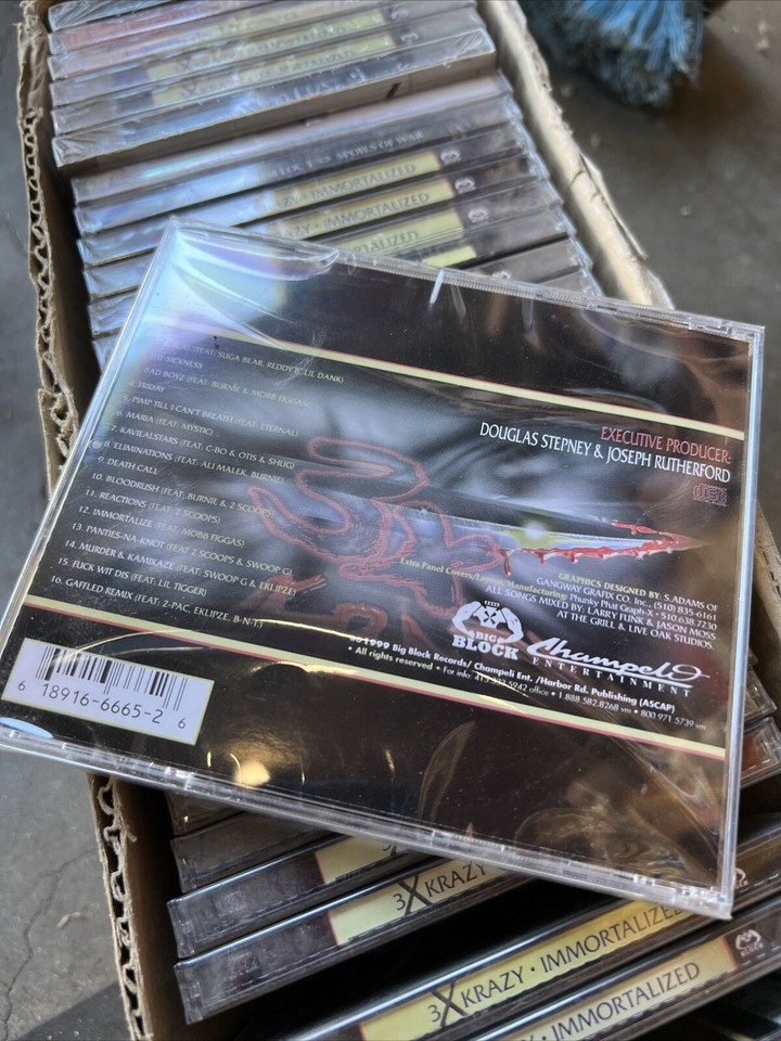 3x Krazy: Immortalized (NEW) C-BO, Mob Figaz, Reddy B, Lil Dank Music ...