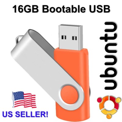 Ubuntu Linux 24.04.3 LTS Live OS 16GB Bootable USB Flash Drive | eBay