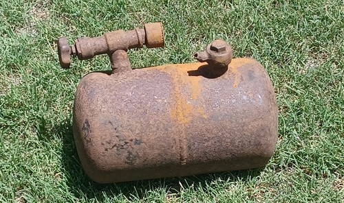 RARE ! WW2 Relic Wehrmacht German FLAME THROWER Flammenwerfer-41 Back ...