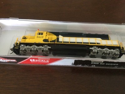 Intermountain N Scale SD40-2 Locomotive Santa Fe Snoot 69340-03 Car ...