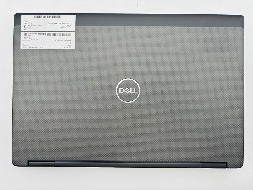 Dell Precision 7530 - i7 8850H 32GB RAM 512GB SSD W11P- No Battery ...
