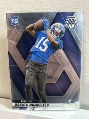 2025 Panini Mosaic Rookie Konata Mumpfield #393 RC - Los Angeles Rams ...