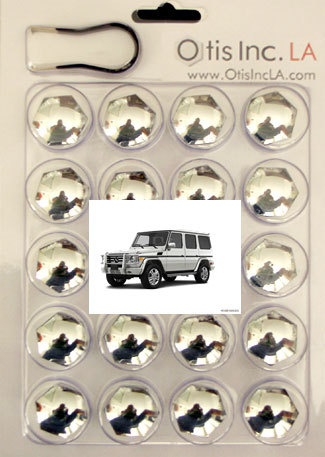 99-9712-C-G-Class CHROME lug covers MERCEDES & AMG G Class wheels FREE ...