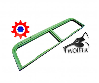 WINDSHIELD FRAME ; HUMMER HUMVEE M1123 M1097A2 ; 12446879 , 2510-01-413 ...