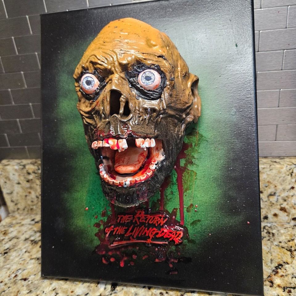 Tarman return of the living dead 11X14 sculpture 3D PAINTING | eBay
