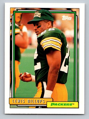 Lewis Billups 1992 Topps #661 Green Bay Packers | eBay