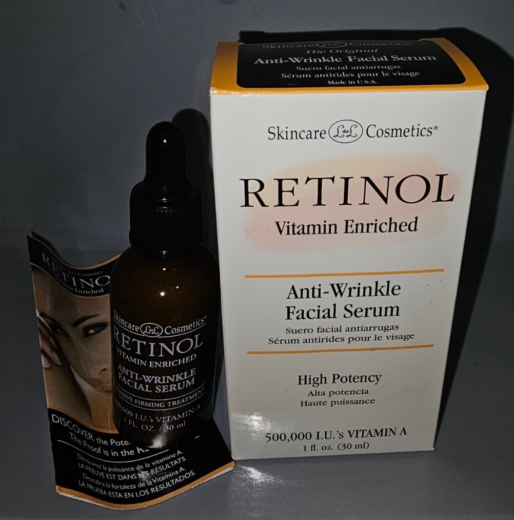 New Skincare Cosmetics Retinol Anti-Wrinkle Serum, 1 Fl. Oz. | eBay