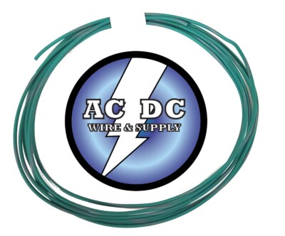 AUTOMOTIVE WIRE 22 AWG HIGH TEMP TXL WIRE GREEN WITH GRAY STRIPE 25 FT ...