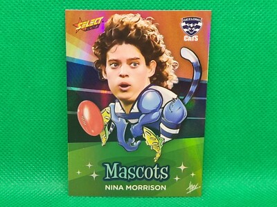 2023 AFL SELECT FOOTY STARS MASCOTS GEELONG CATS NINA MORRISON | eBay ...