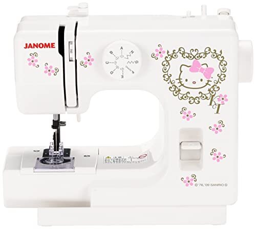 Janome KT-35 Electric Sewing Machine Hello Kitty Sanrio Compact Japan ...
