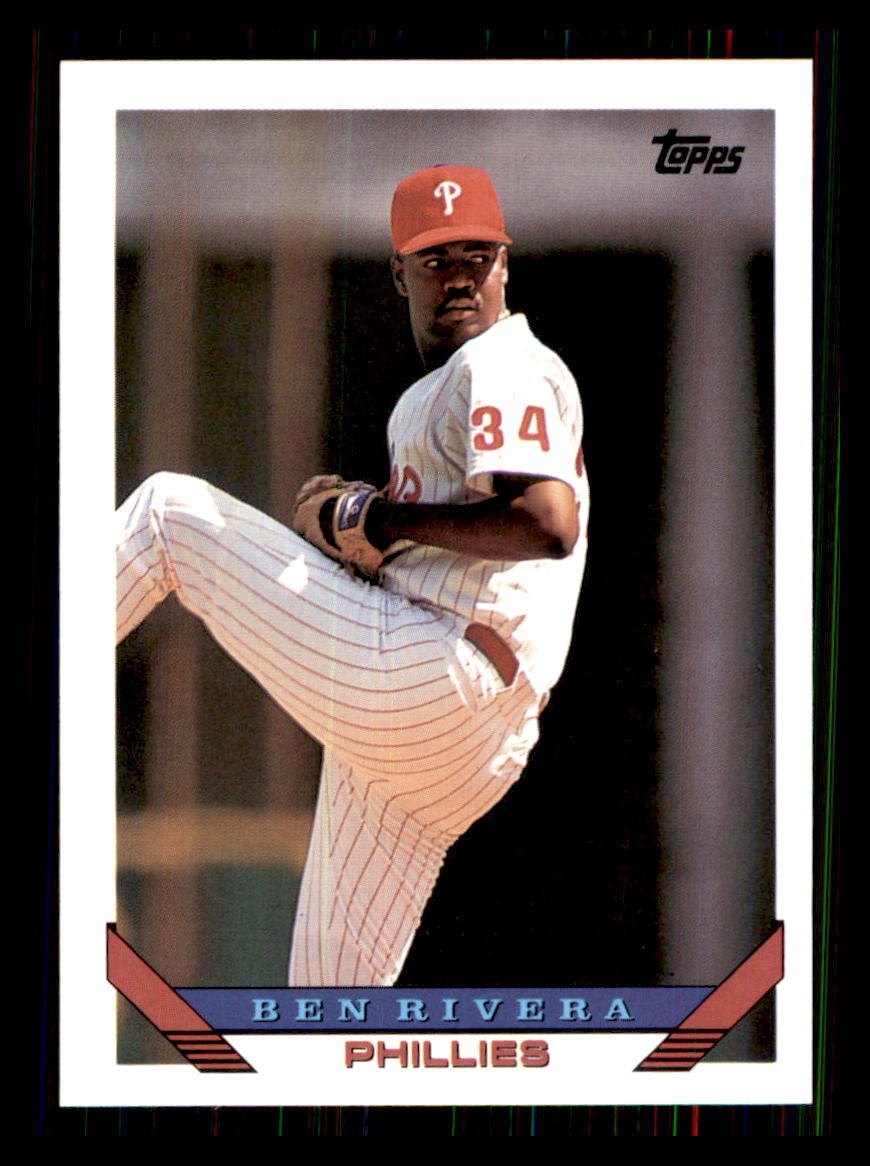 1993 Baseball Topps Ben Rivera Philadelphia Phillies #622 | eBay