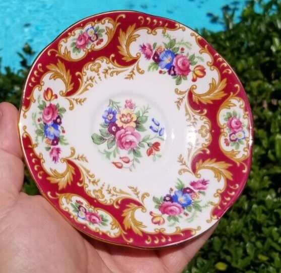Teacup & Saucer Set: ROYAL STANDARD "LADY FAYRE" England Fine Bone ...