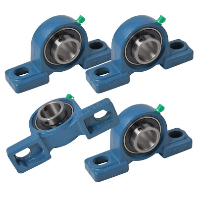 4 Stück Stehlager UCP 206 für 30 mm Welle Lagerbock Gehäuselager ...