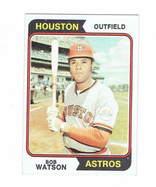 Bob Watson Houston Astros Outfield #370 TCG 1974 #Baseball Card | eBay