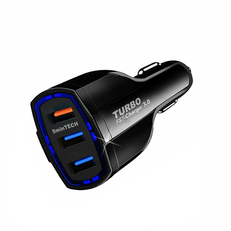 USB Fast Quick CAR Charger Adapter (16W / 5,9,12V / 3.1A) for Android ...