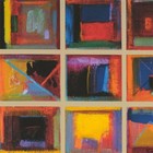 46W"x38H" 64 ABSTRACT PAINTINGS by GARY MAX COLLINS -MULTIPLE ART ...