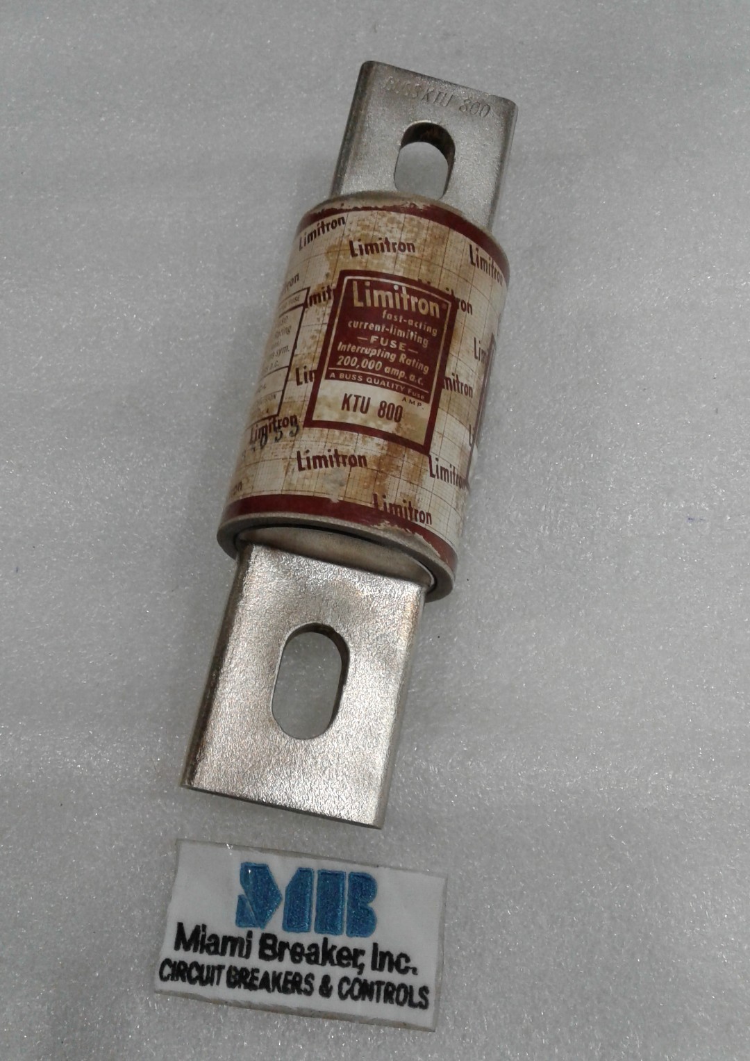 KTU-800 Bussmann Limitron Fast-Acting Current-Limiting Class L Fuse ...