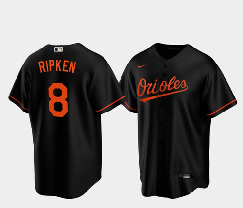 Baltimore Orioles Nike Youth Cal Ripken #8 Jersey- Black | eBay