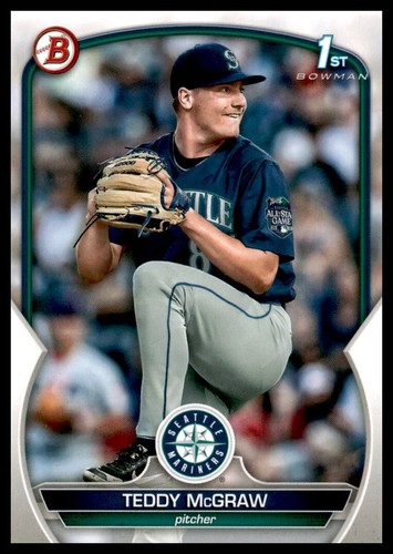 2023 Bowman Draft Teddy McGraw #BD-73 Seattle Mariners | eBay