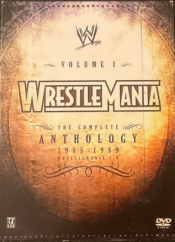 WWE Wrestlemania The Complete Anthology Vol. 1 1985-1989 (5 Disc Set ...