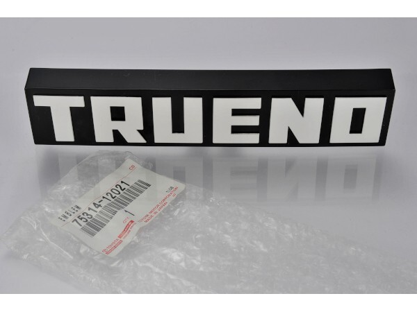 New Toyota 83-87 Corolla Sprinter Trueno AE86 Front TRUENO Emblem OEM ...