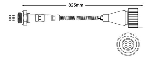 Pre-Cat oxygen sensor for BMW 318iS E30 M42 B18 4-Cyl 1.8 9/89-8/90 ...