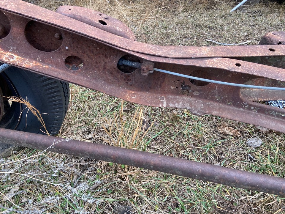 1937 Ford Chassis Frame Axles Front & Rear Wide Five Banjo V8 35 39 40 ...