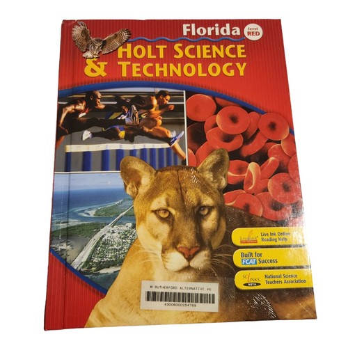 Florida Holt Science & Technology Level Red Hardcover 9780030363771| eBay