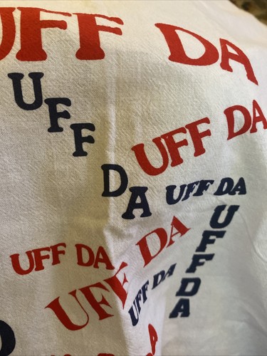 UFF DA White Kitchen Towel - NWT | eBay