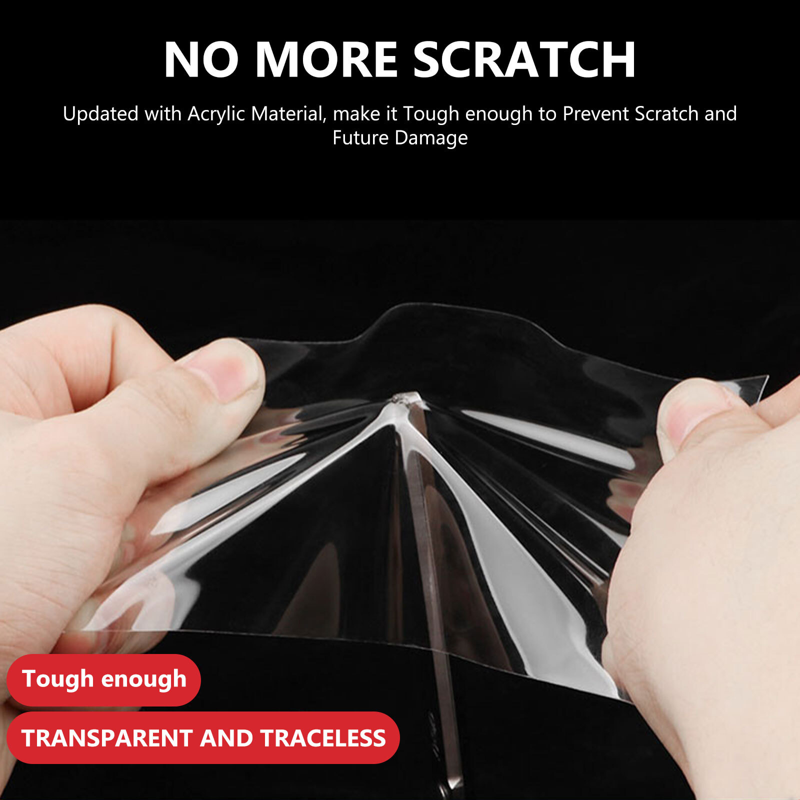 3M Transparent Vinyl Car Door Sill Scuff Cover Plate Sticker Car ...