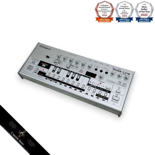 Roland TB03 Bass Line Synthesizer with Effects MIDI Pattern Create LED ...