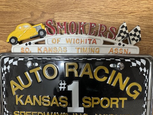 Vintage License Plate Topper Hot Rod Wichita KS | eBay