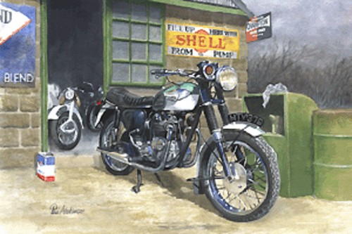 Triumph Bonneville British Rocker 1960s Motorbike Motorcycle Blank ...