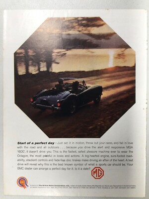 MGMGB153 Vintage Advertisement 1960 MGA 1600 Roadster October 1960 | eBay