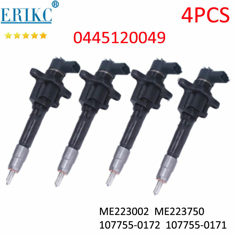 4PCS 0445120049 Diesel Injector Assembly for BOSCH Mitsubishi Canter ...
