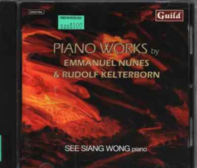 CD Emmanuel Nunes, Rudolf Kelterborn Piano Works Guild 795754731828 ...