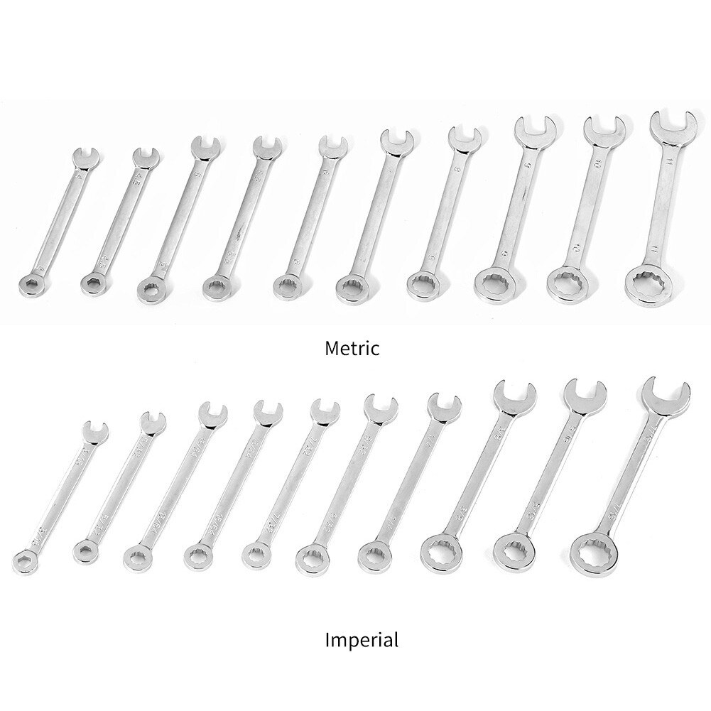 10pcs Double Open End Tooth Gear Socket Nut Spanners Wrench Tool Set ...